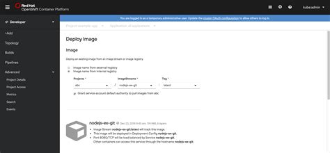 Deploying Applications In The Openshift 43 Developer Perspective Red Hat Developer