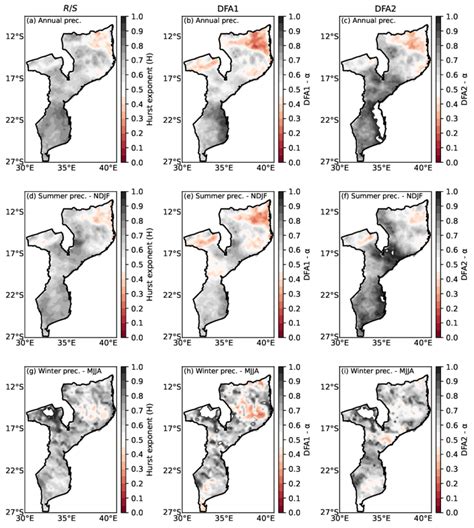 Spatial Distribution Of Long Memory In Precipitation From Chirps Download Scientific Diagram