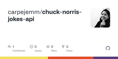 GitHub Carpejemm Chuck Norris Jokes Api