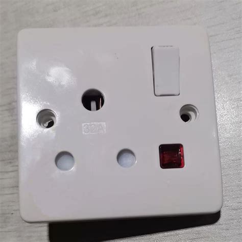 Bs Uk Standard Bakelite 32a 45a Wall Socket For Air Conditioner Air