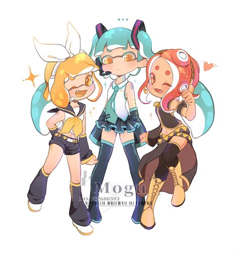 Vocaloid X Splatoon Splatoon Cute Drawings Splatoon Memes
