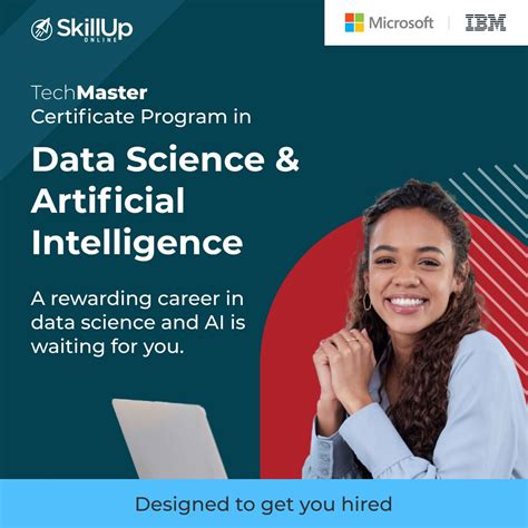 Data Science And Ai Certification Course Techmaster Certification Skillup Online Skillup