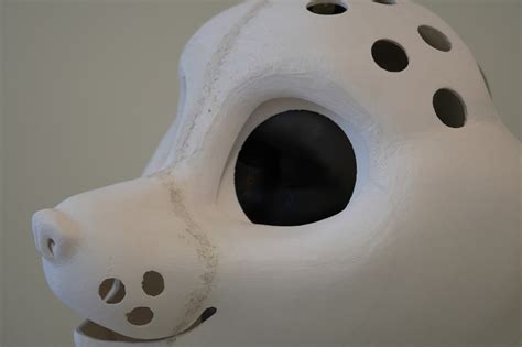 D Printed Fursuit Head Base K Western Style Kemono Cute Adorable