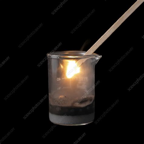 Decomposition Of Hydrogen Peroxide Stock Image C026 6764 Science Photo Library