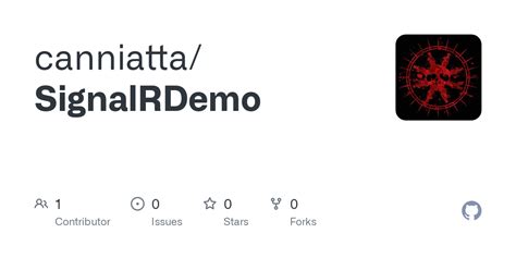 GitHub Canniatta SignalRDemo