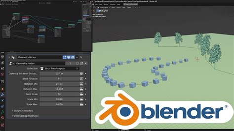 How To Align Objects Along A Curve In Blender 40 Using Geometry Nodes