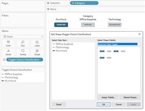 How To Make Americas Best Toggle” In Tableau Playfair