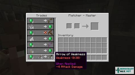 Arrow Of Weakness How To Craft Arrow Of Weakness In Minecraft Minecraft Wiki
