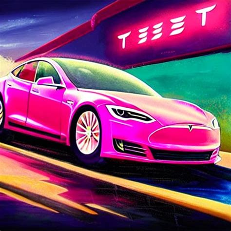 Stabilityai Stable Diffusion Hot Pink Tesla