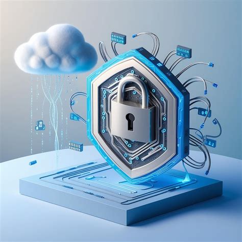 Protects Data Technology And Big Data Processing And Cloud Computer