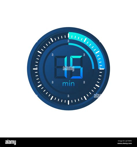 The Minutes Timer Stopwatch Icon In Flat Style Stock Vector Image Art Alamy