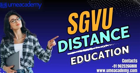 Sgvu Distance Education Vinay Medium