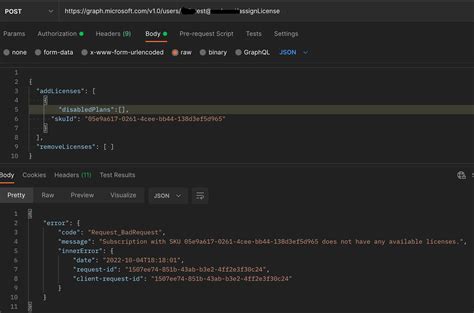 Ms Graph Assign License To User Microsoft Qanda