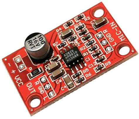 Low Impedance Input Preamplifier Microphone Speaker