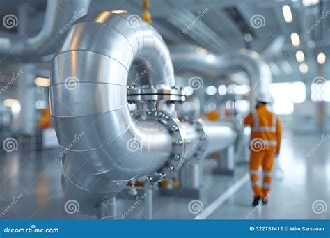 Silver Industrial Robot Arm Working In Futuristic Manufacturing Facility Stock Illustration
