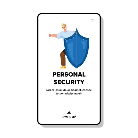 Personal Security Service Using Young Man Vector 17319668 Vector Art At