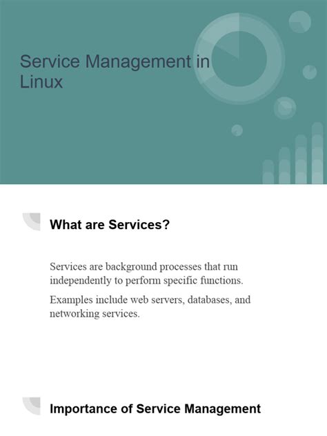 Service Management In Linux Pdf Computer Science System Software