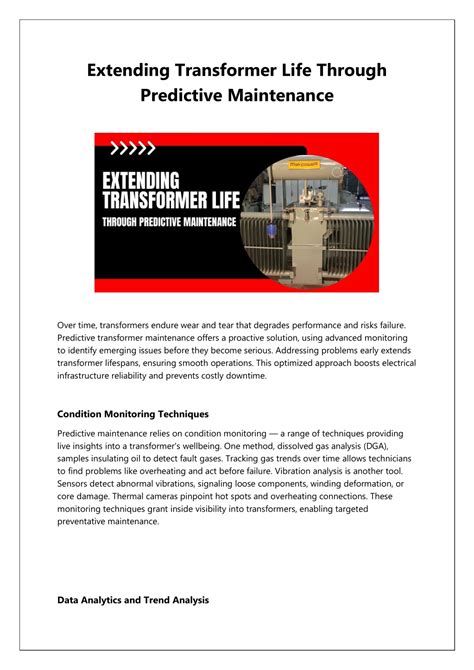 Ppt Extending Predictive Maintenance For Transformer Life Powerpoint Presentation Id13209010