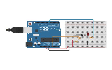Circuit Design Sensor De Luz Com Ldr Tinkercad