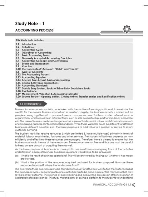 Fa Notes Pdf Debits And Credits Expense