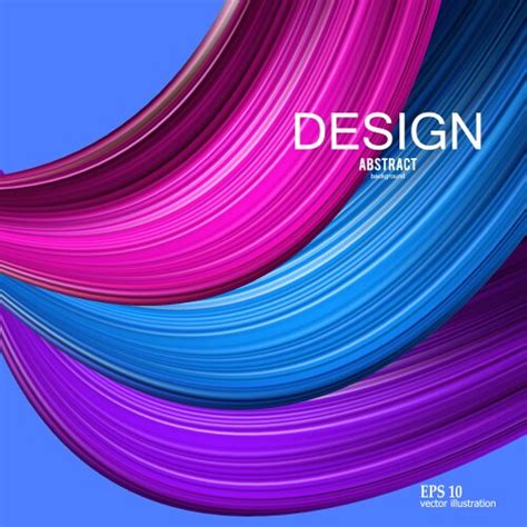 Abstract Colorful Speed Background With Lines Vector Image
