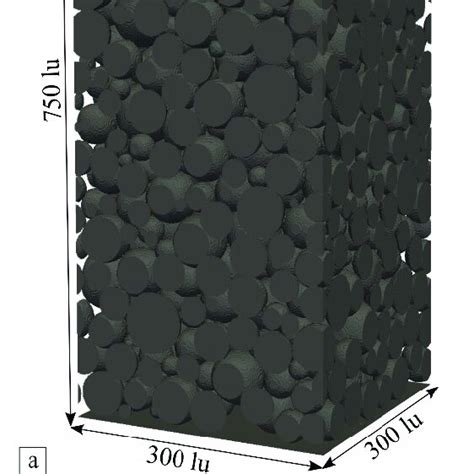 Granular Soil Column Model A Visualization Of The Granular Packing