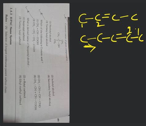 What Is Derived Name Of Neopentyl Alcohol Filo