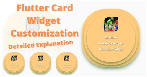 all you need to know about flutter card widget explained with example let me flutter