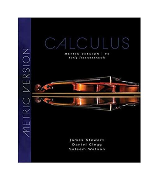 [ebook] [pdf] Calculus Early Transcendentals Metric Version 9th