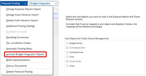 Sap Integration With Concur Solutions Budget Chec Sap Community