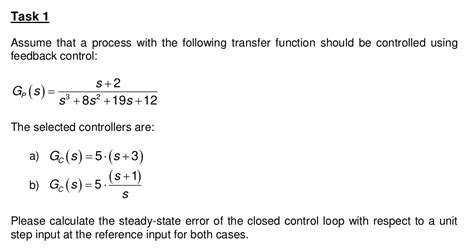 Solved Task 1assume That A Process With The Following