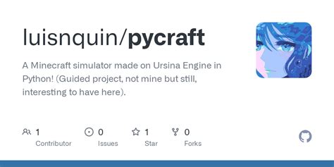 GitHub Luisnquin Pycraft A Minecraft Simulator Made On Ursina Engine