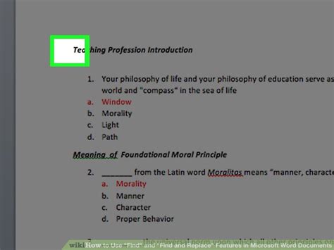 How To Use Find And Find And Replace Features In Microsoft Word