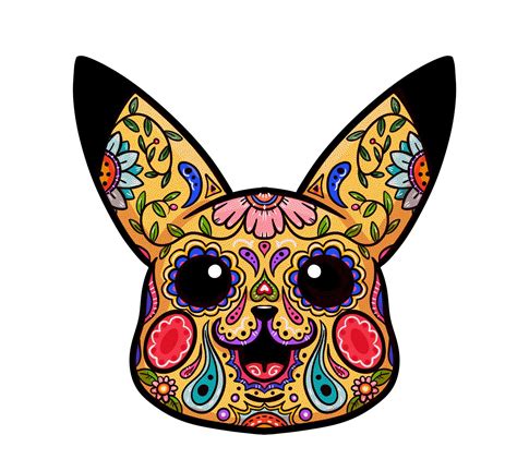 I Drew A Sugar Skull Inspired Pikachu Rpokemon