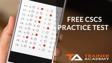 Free CSCS Practice Test Realistic Exam Questions