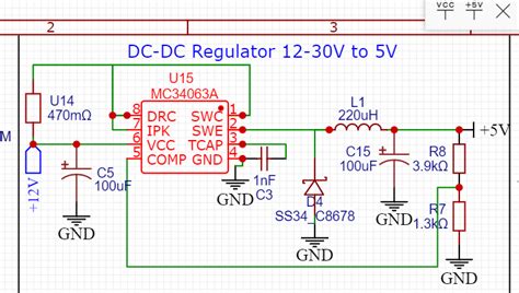 Power Supply Audible Noise In Mc34063 Based Buck Boost Converter Circuit Electrical