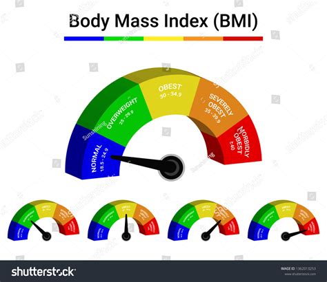 Body Mass Index Bmi Classification Chart Stock Vector Royalty Free