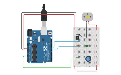 Circuit Design Dc Motor Control Tinkercad
