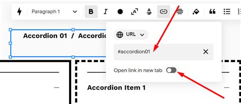 Click Text Show Accordion Summary Block