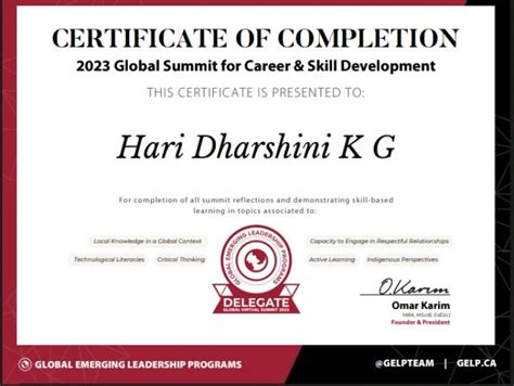 Hari Dharshini K G On Linkedin Im Happy To Share That I Have Obtained My New Certification Of