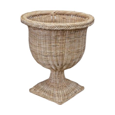 Mainly Baskets Braided Square Base Urn
