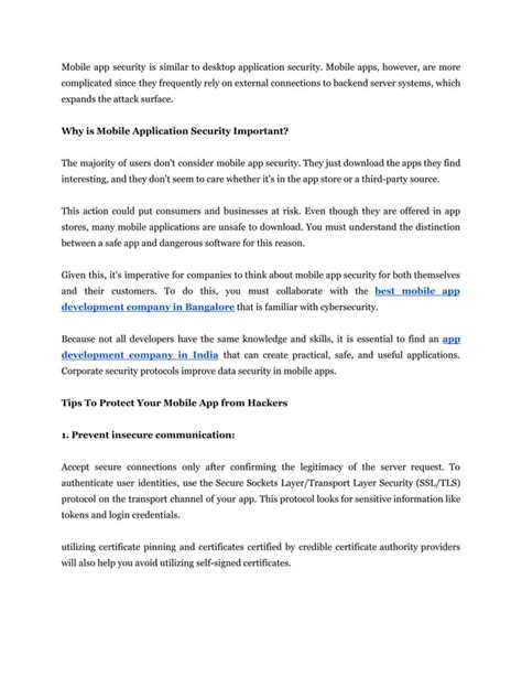 Tips To Protect Your Mobile App From Hackerspdf