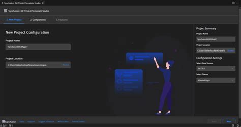 Create Projects Using Project Templates Via Extensions Syncfusion