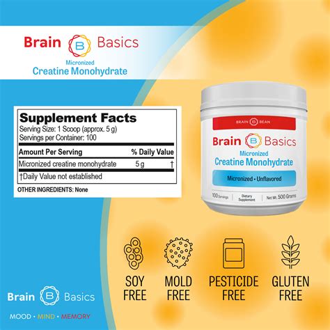 Brain Basics Micronized Creatine Monohydrate