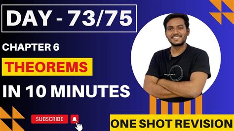 Day 73 All Theorems Of Triangles Class 10 Chapter 6 Maths Bpt And Converse Of Bpt Theorem