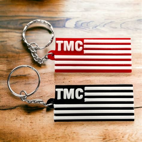Nipsey Hussle Tmc Flag Keychain The Marathon Continues Etsy