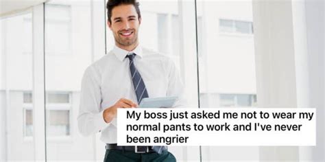 Boss Tells Employee To Wear Less Revealing Pants To Work Yourtango
