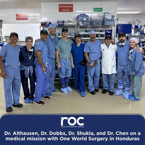 Reno We Are Incredibly Proud Of Our Roc Physicians Dr Althausen Dr