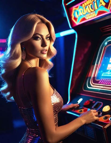 Sexy Women Plays Arcade Game Disco Highly Definiti By Mmsopen3 On