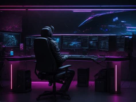 Premium Ai Image Thief Cyber Ai Hacker On City Cyber Futurehacking And Malware Concept Hacker